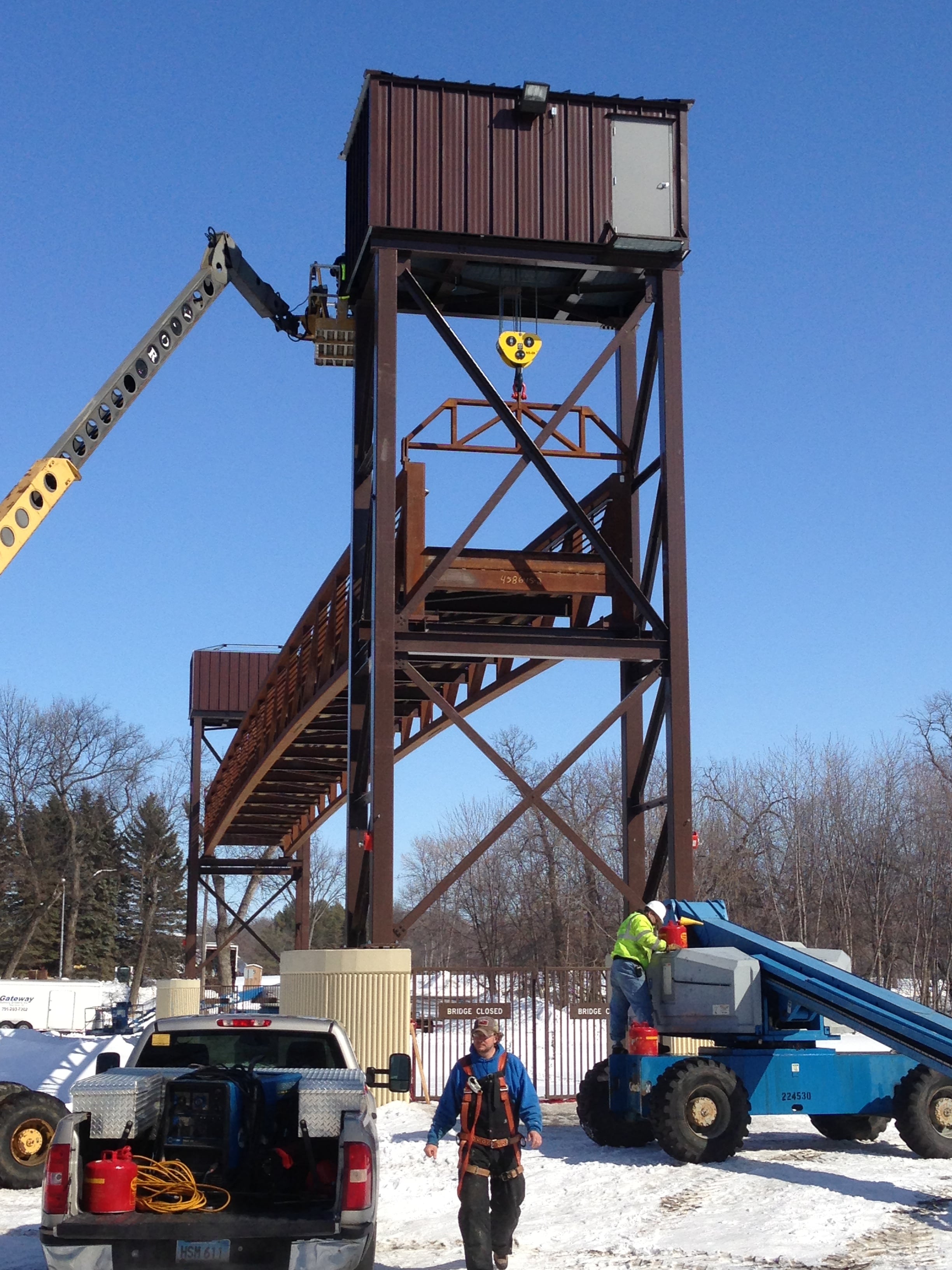 Superior Crane's Red River Pedestrian Bridge Project